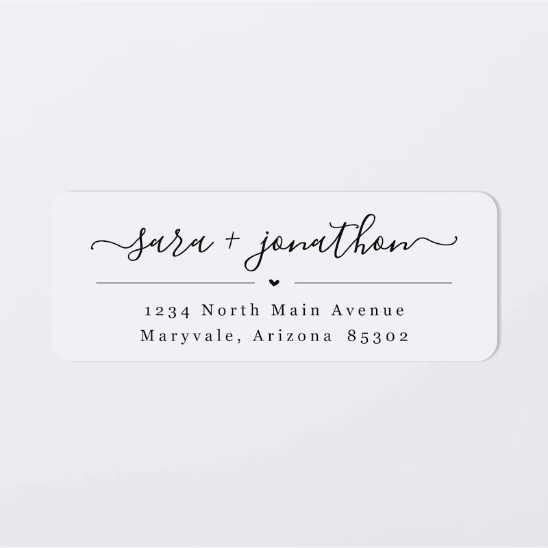Return Address Label - Etsy