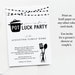 Potluck Party Invitation Template, Neighborhood Block Party, Birthday ...