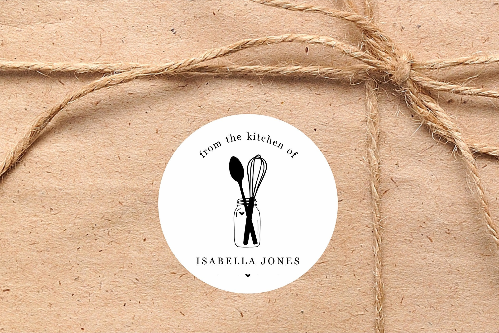 From the Kitchen of Sticker / Tag Template 2x2, Printable Homemade Food ...