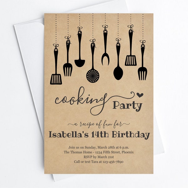 Cooking Party - Etsy