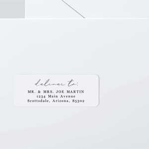 Avery Address Label Template - Printable Envelope Address Label, 1 X 2 ...