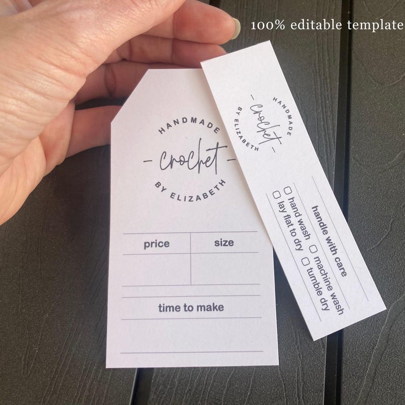 Crochet Tags - Etsy
