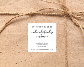 Homemade Food Label Template Sticker / Tag 2 Round | Etsy