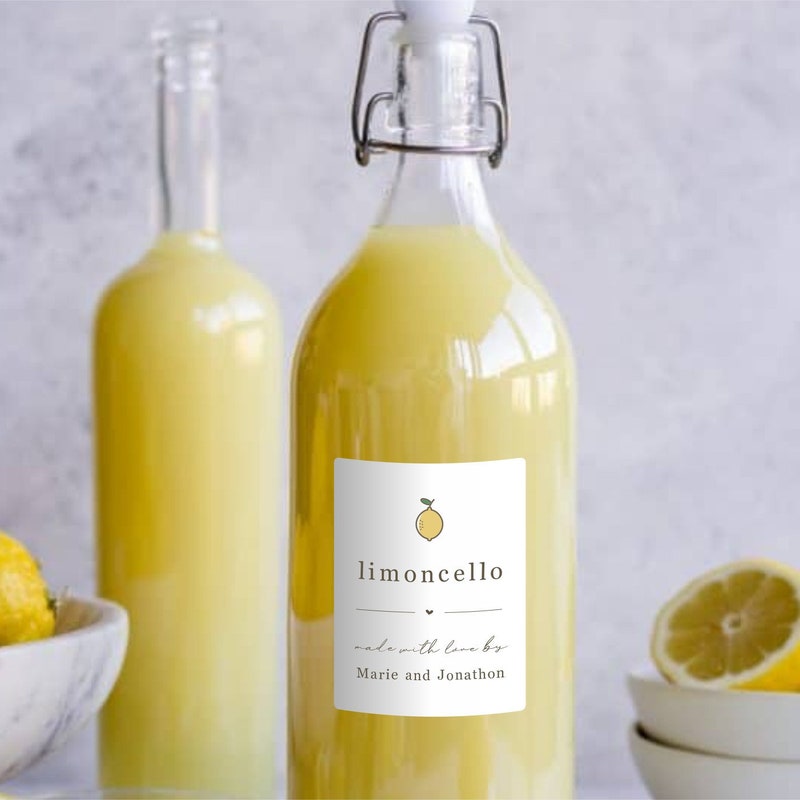 Limoncello Labels - Etsy