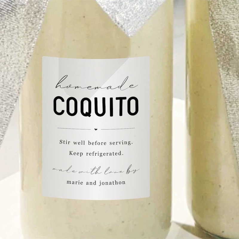 Coquito Labels - Etsy