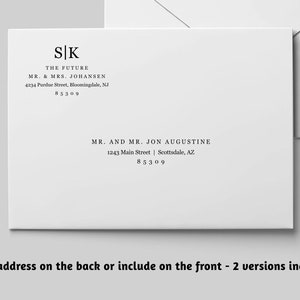 Mail Merge Address Template for Envelopes, Microsoft Word Excel ...