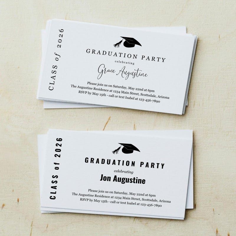 Graduation Open House Invitations - Etsy