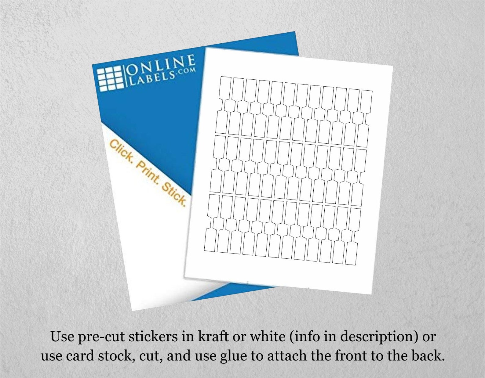 Printable Tag for Handmade Jewelry Template Custom Fold Over | Etsy