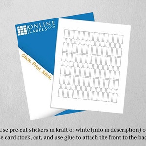 Printable Tag for Handmade Jewelry Template, Custom Fold Over Handmade ...