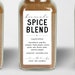 Homemade Spice Blend Jar Label Template, Printable Spice Mix Gift ...