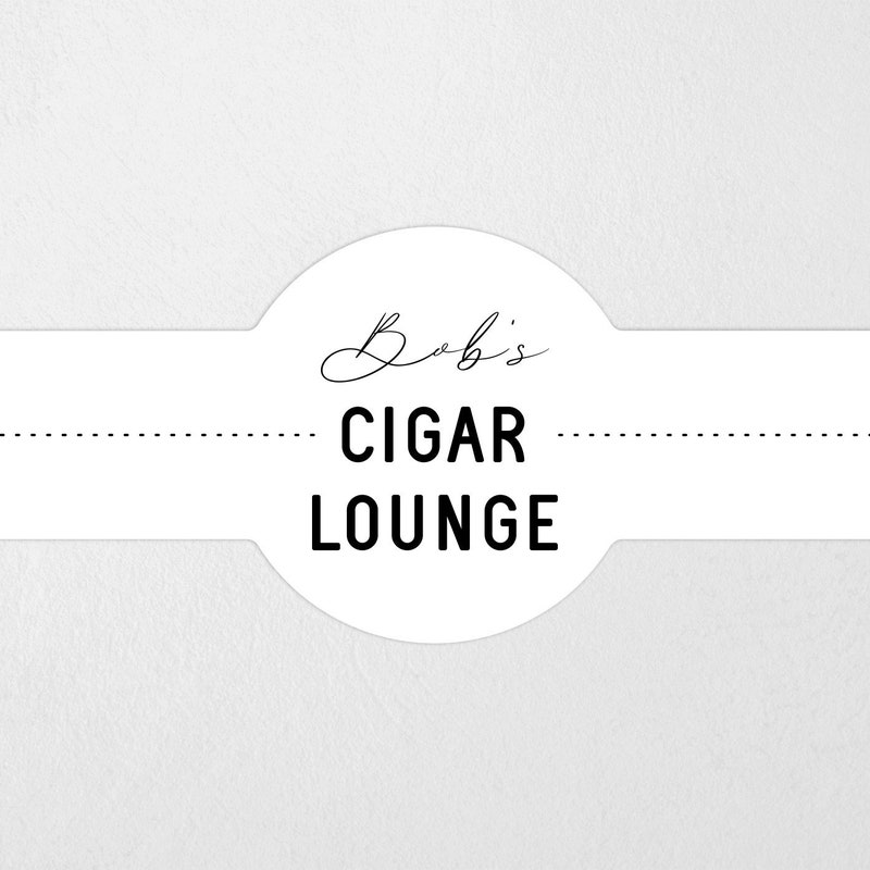 Custom Cigars Label - Etsy