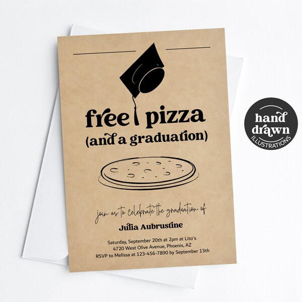 Graduation Pizza - Etsy