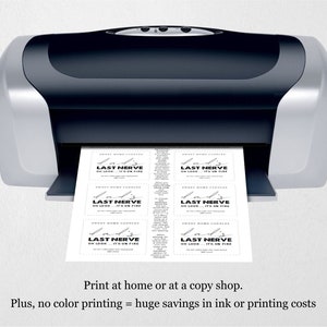 Printable Dad's Last Nerve Candle Label Template for Candle Business ...