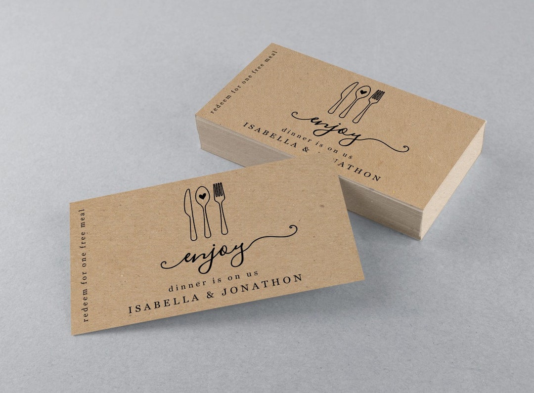 Printable Meal Ticket Template, Customizable Free Meal Voucher, Wedding ...