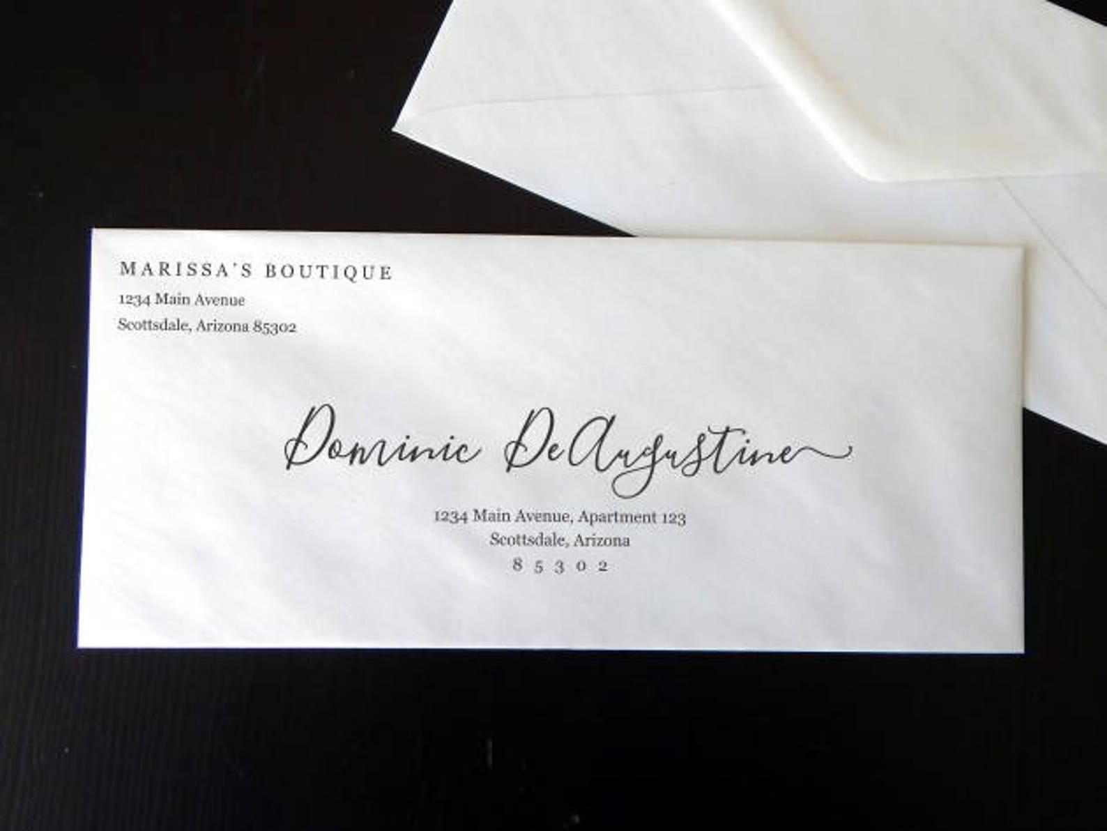 Business Envelope Template - Printable Business Envelope Address ...