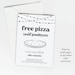 Going Away Pizza Party Invitation Template, Printable Free Pizza Funny ...