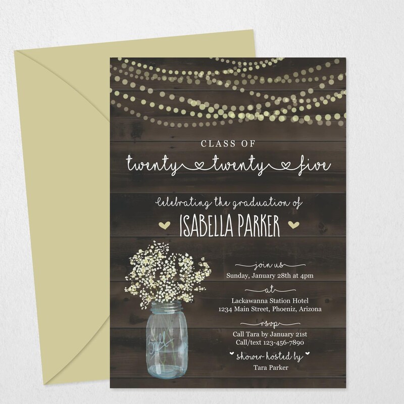 Rustic Graduation - Etsy