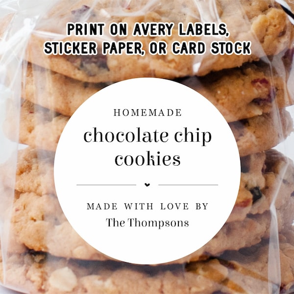 Cookie Labels - Etsy