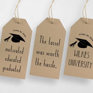Printable Graduation Centerpiece Tag Template, Custom Girl Guy Grad ...