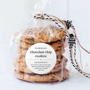 Homemade Food Label Template - Sticker / Tag, Round Printable Seal ...