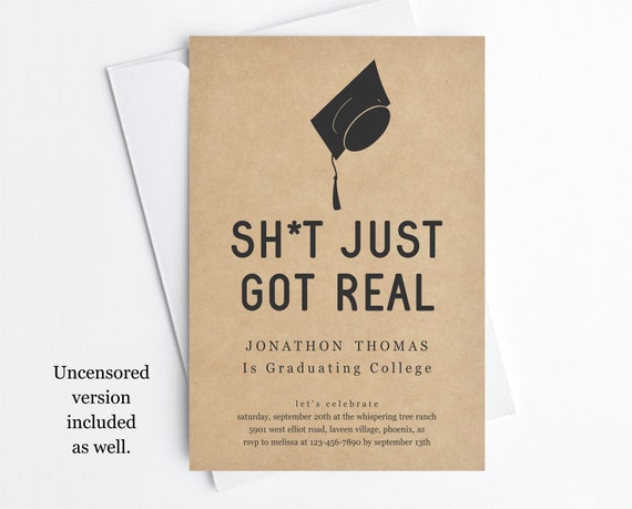 Graduation Party Invitation Wording Funny