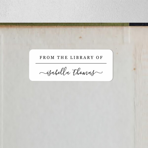 Book Belongs To - Etsy