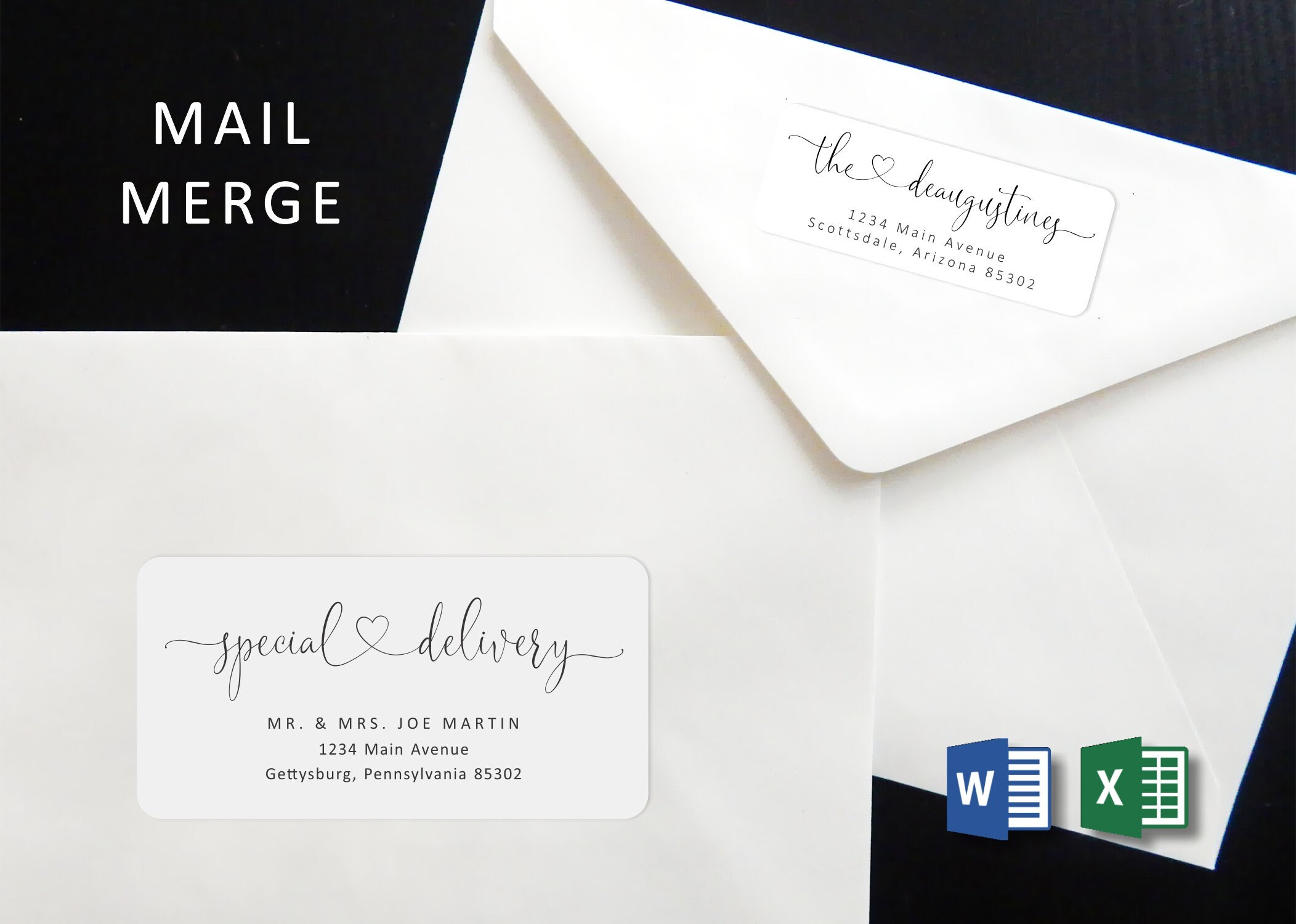 Mail Merge Address Label Template Avery 2 X 4 Microsoft Word 