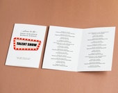 Talent Show Program Template Printable Pamphlet Editable - Etsy