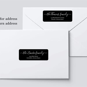 Black Address Label Template - Printable Envelope Label, Avery 1 X 2-5/ ...
