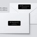 Black Address Label Template Printable Envelope Label, Avery 1 X 2-5/8 ...