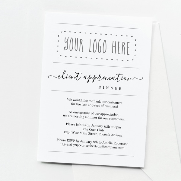 Client Appreciation Invite - Etsy