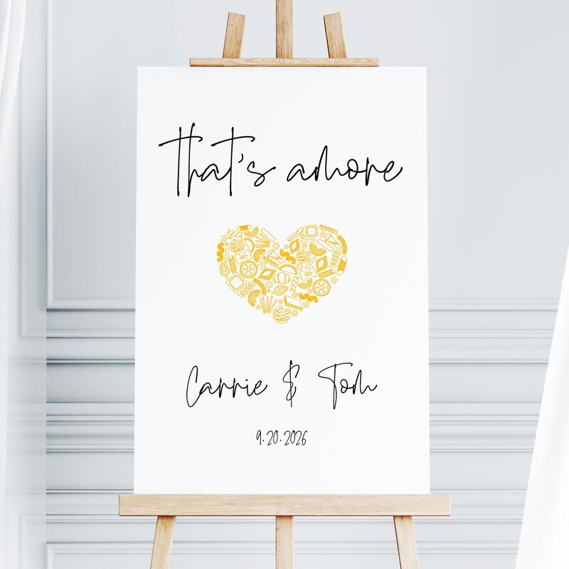 That's Amore Sign - Etsy