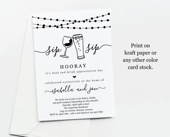 Funny Dinner Party Invitation Wording