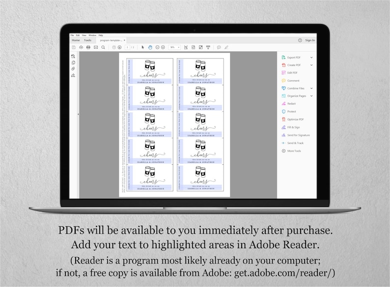 Printable Drink Ticket Template Customizable Free Coffee - Etsy Australia