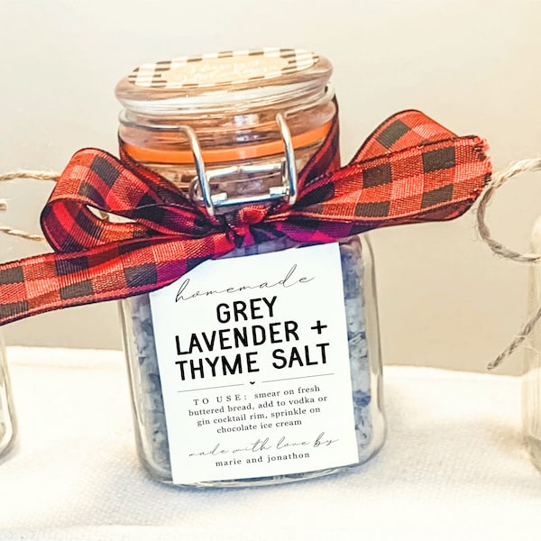 Salt Label - Etsy