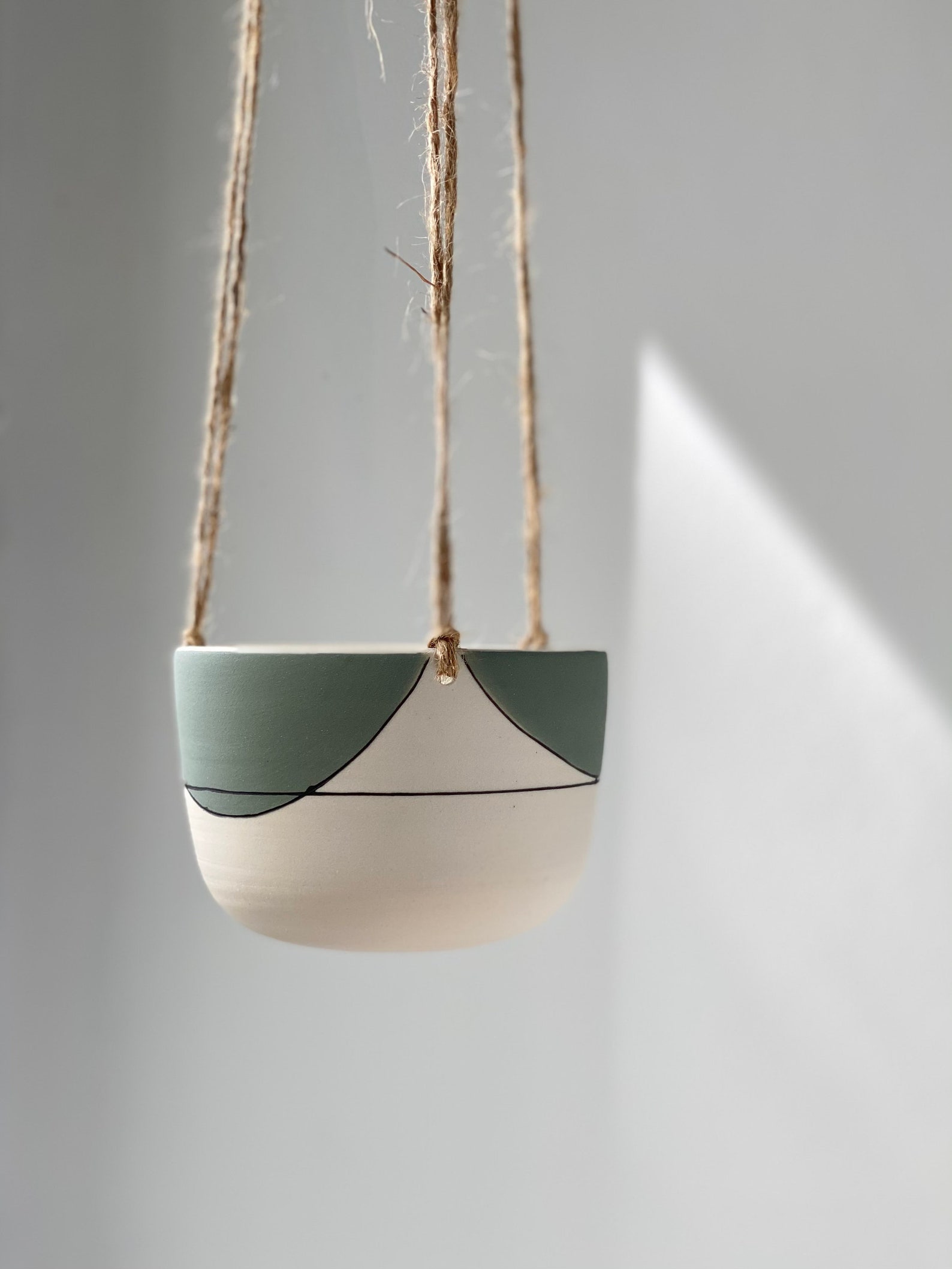 Handmade Ceramic Hanging Planter Pottery Hanging Plant Pot | Etsy