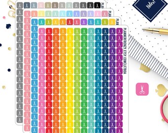 Tiny Square Stickers | Etsy