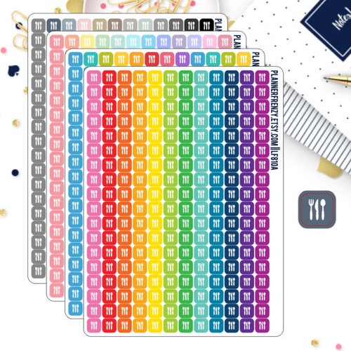 204 Tiny Cell Phone Icon Planner Stickers Choose Your Sheet | Etsy