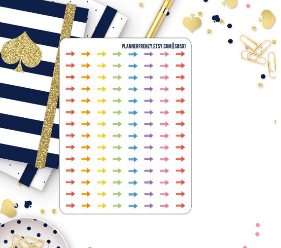 112 Tiny Arrow Planner Stickers SB501 - Etsy