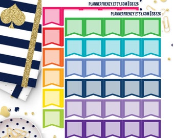 Planner Stickers Page Flags - Etsy