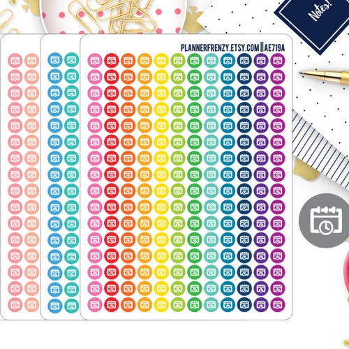 204 Tiny Cell Phone Icon Planner Stickers Choose Your Sheet - Etsy