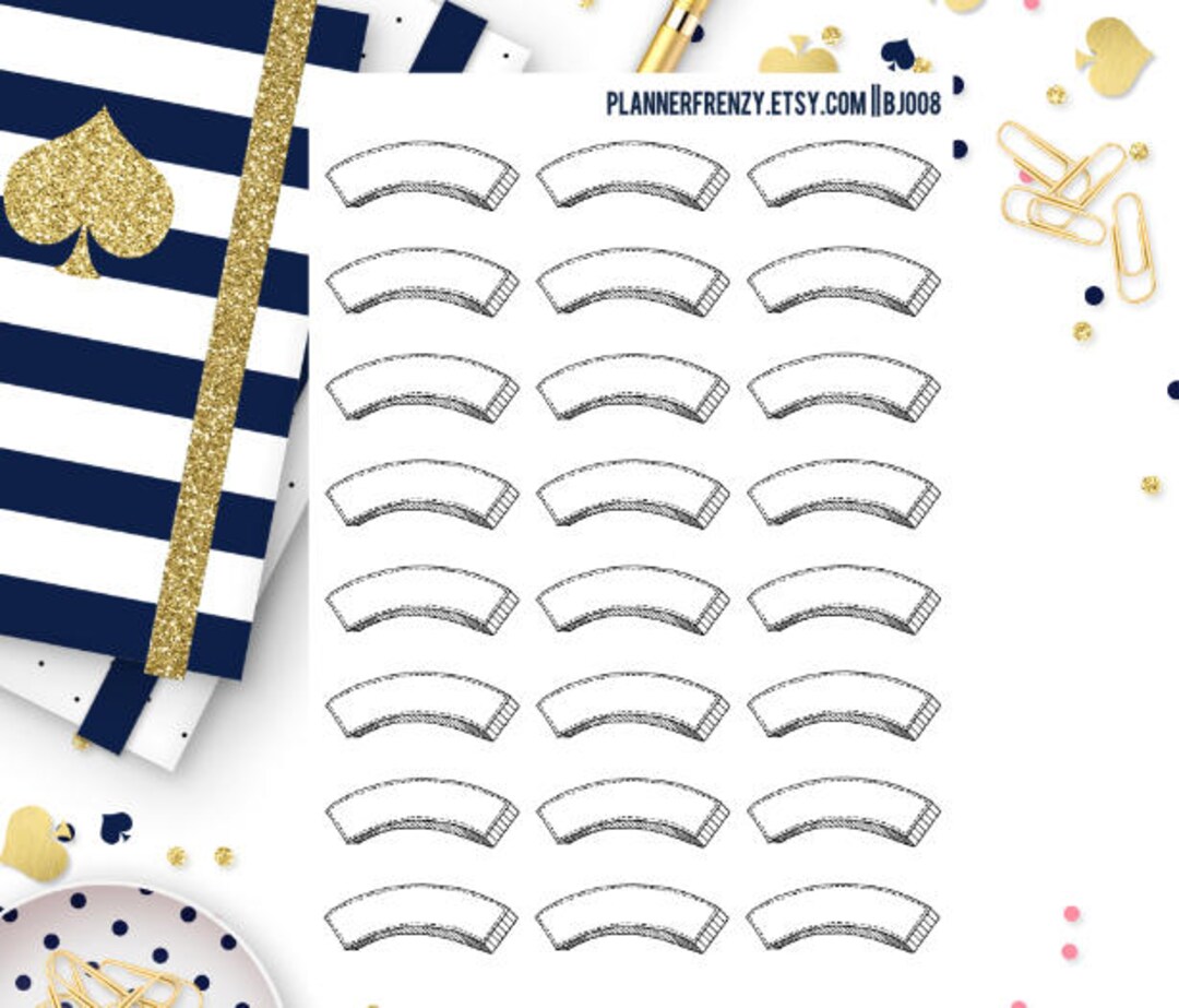 24 Hand Drawn Arched Label Planner Stickers Perfect for Use - Etsy