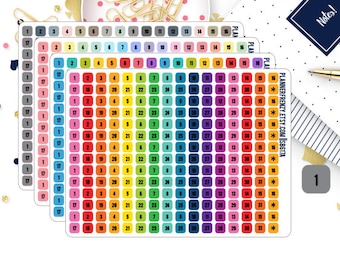 Tiny Square Stickers | Etsy