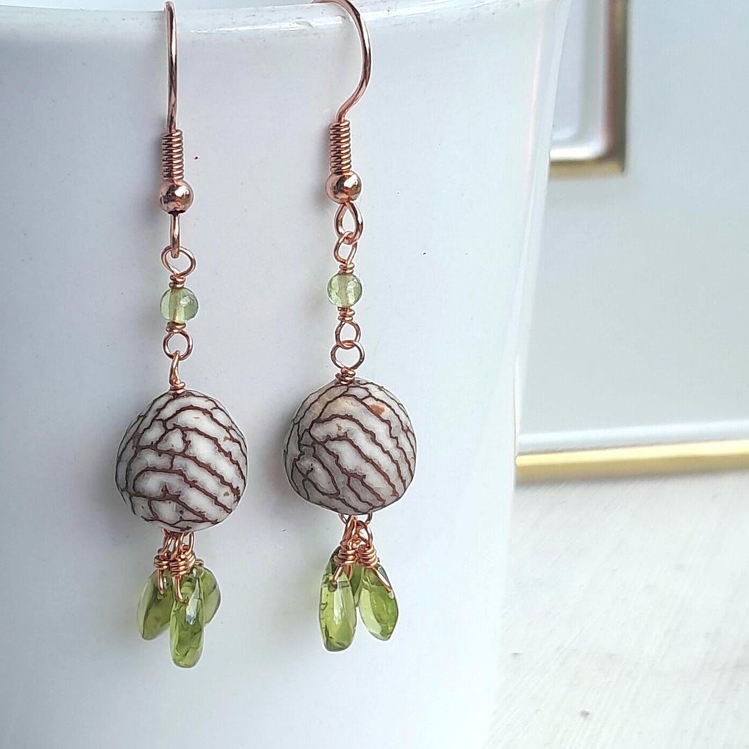 Palm Fruit Seeds and Peridot - Etsy