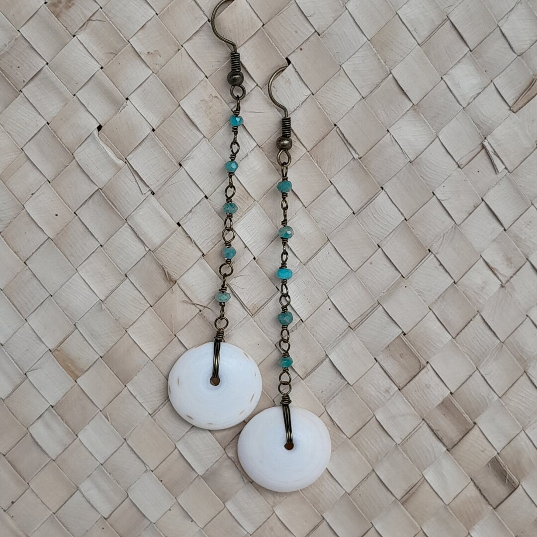 Puka Shells and Gemstone - Etsy