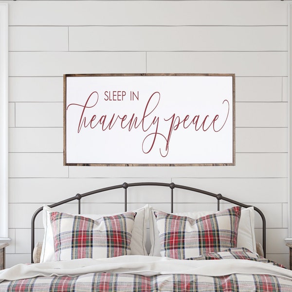 Sleep in Heavenly Peace Sign - Etsy