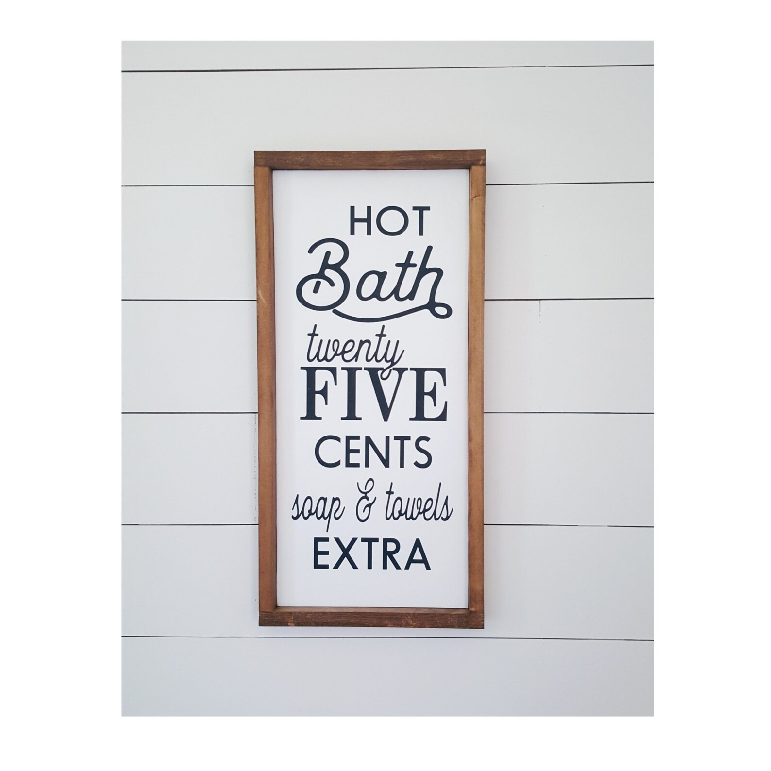 Hot Bath 25 Cents Wood Bathroom Sign Bathroom Decor Etsy hot-bath-25-cents-wood-bathroom-sign-bathroom-decor-etsy