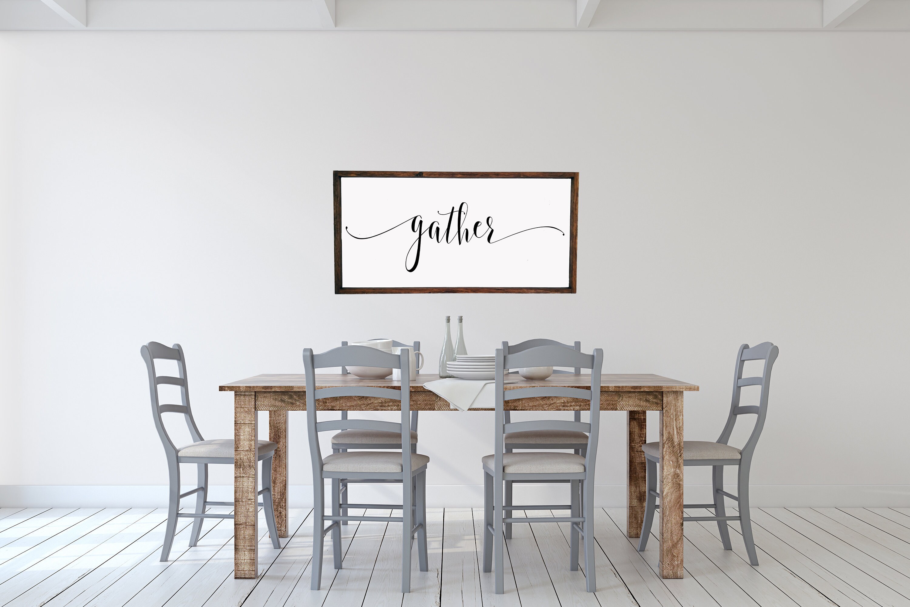 Gather Sign Dining Room Sign Large Gather Sign Dining | Etsy