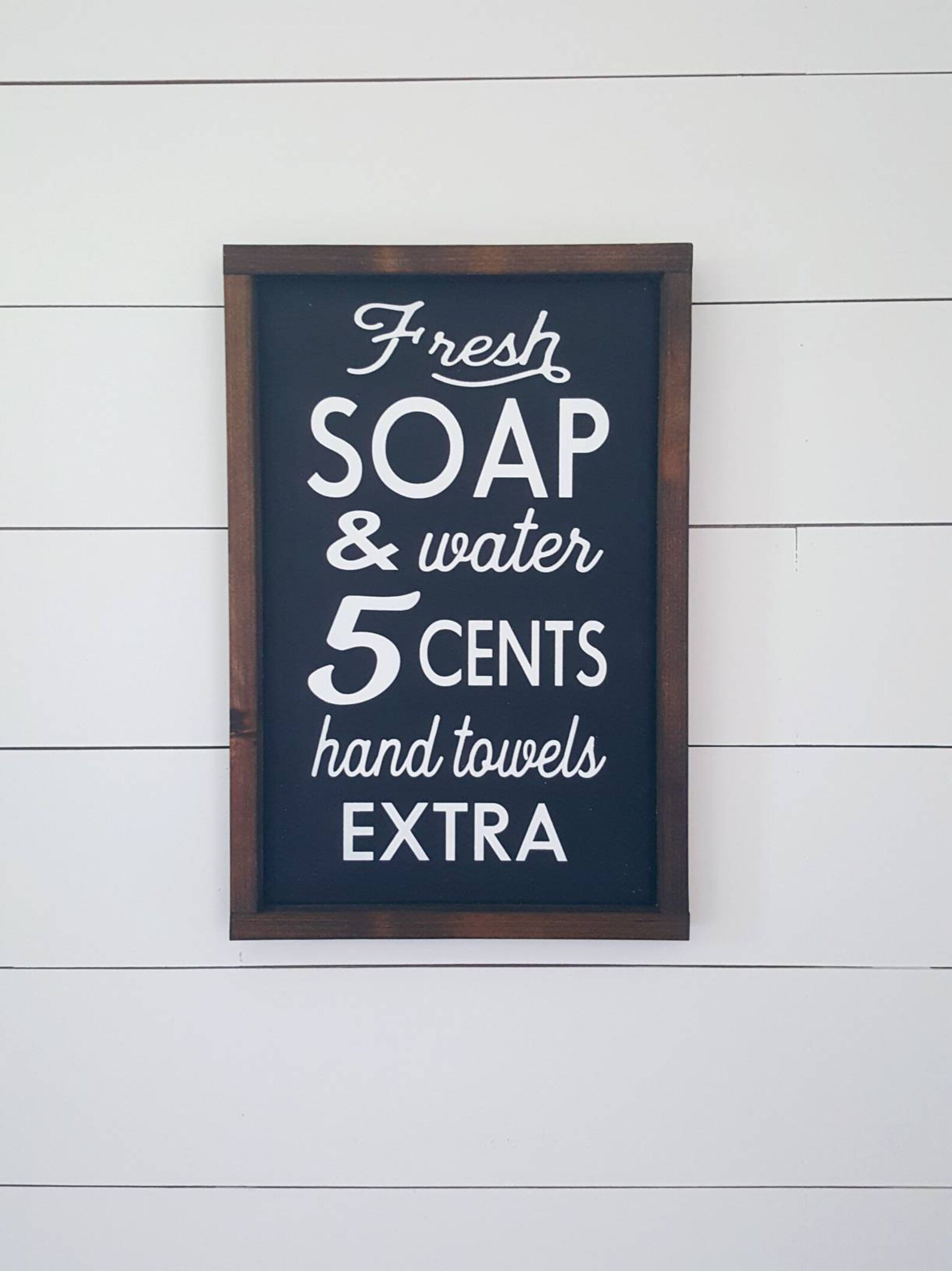 Fresh Soap and Water Sign Wood Bathroom Sign Farmhouse | Etsy