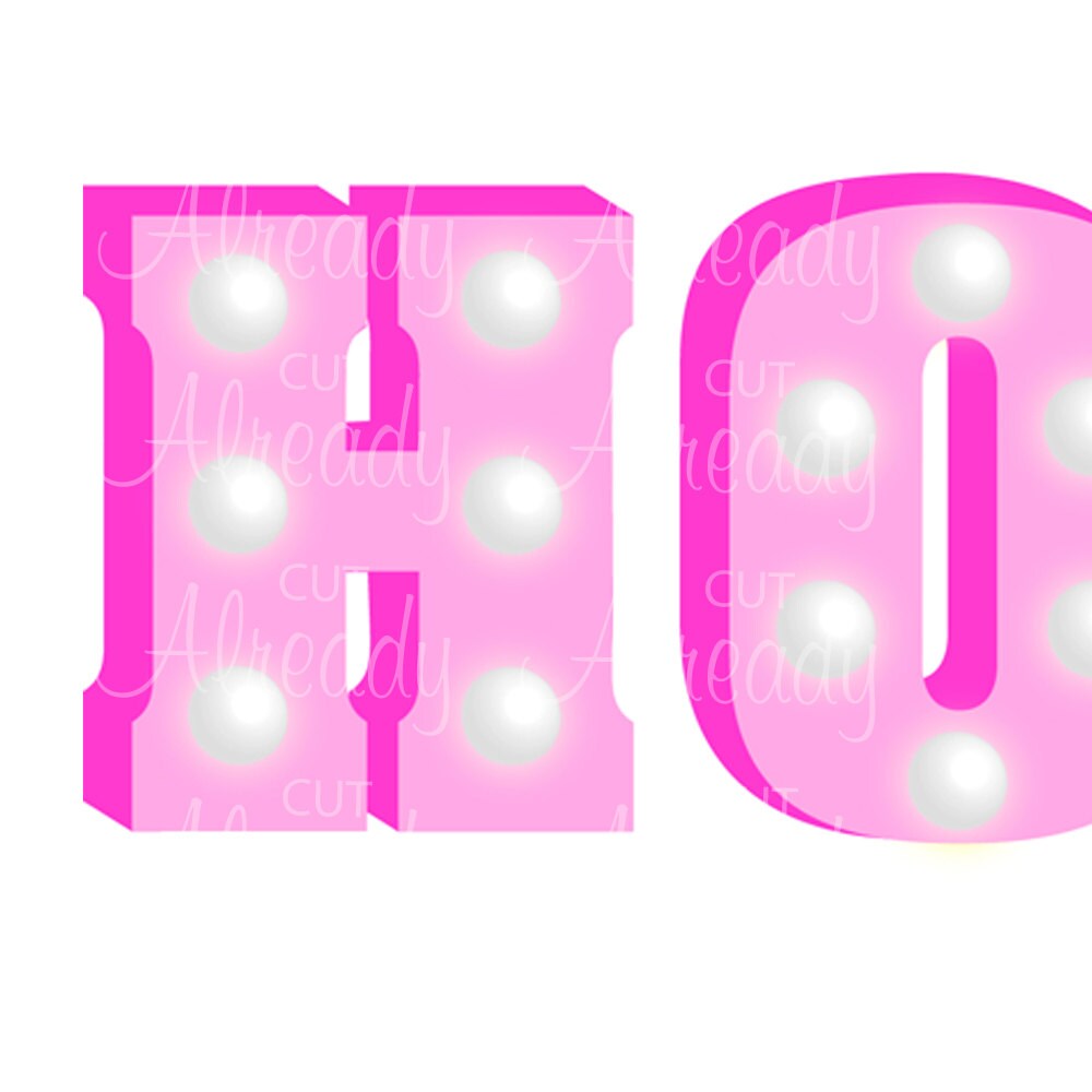 Hope JPEG Hope Marquee Letters Hope Print and Cut Hope - Etsy UK